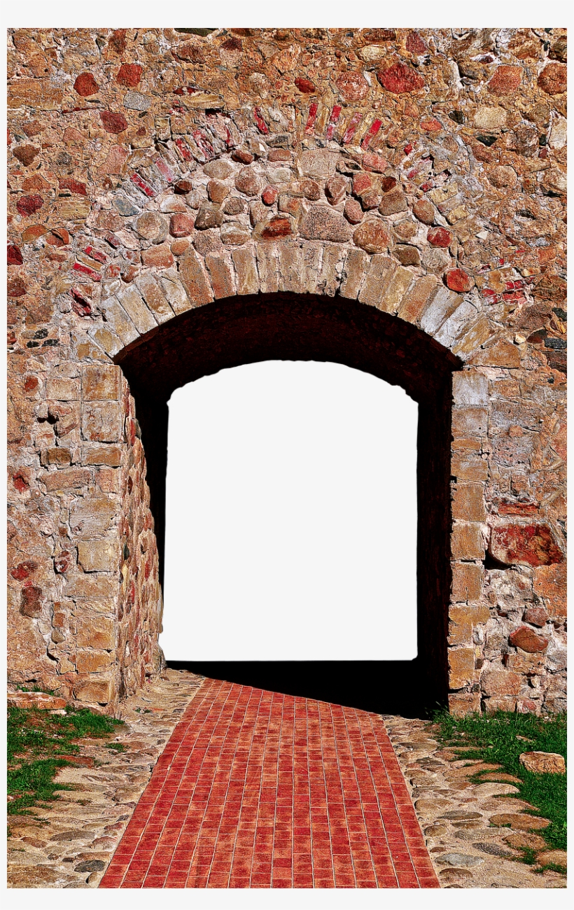 Castle, Wall, Natural Stones, Passage, Archway - Stock.xchng PNG Image ...
