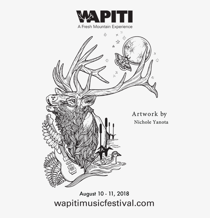 Download 2018 Wapiti Artwork - Elk Valley | Transparent PNG Download ...