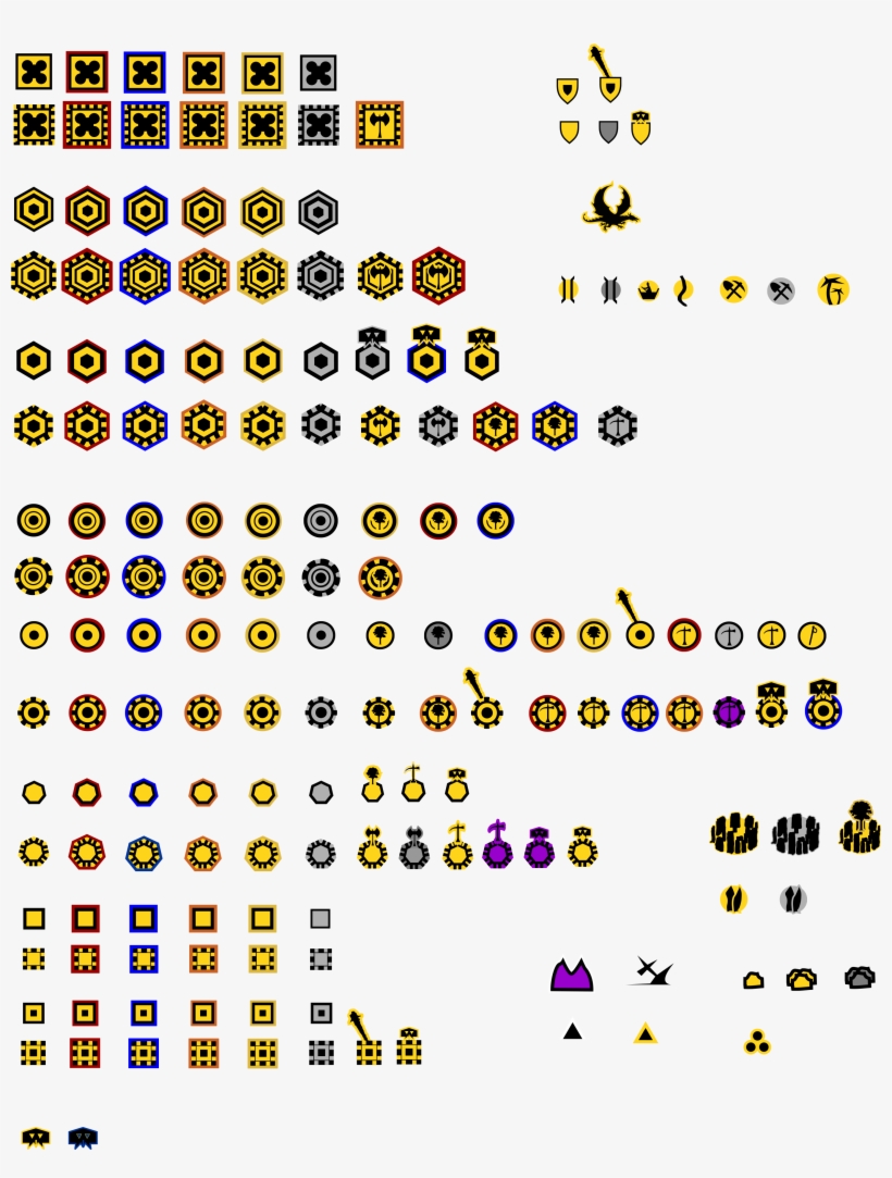 Download Clip Royalty Free Library Symbols Chart - Fantasy Map Symbols ...