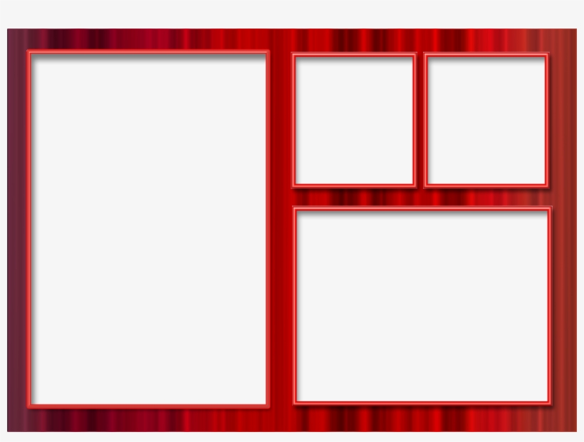 Download Red Simple Frame For Photo - Simple Photo Frame Png ...