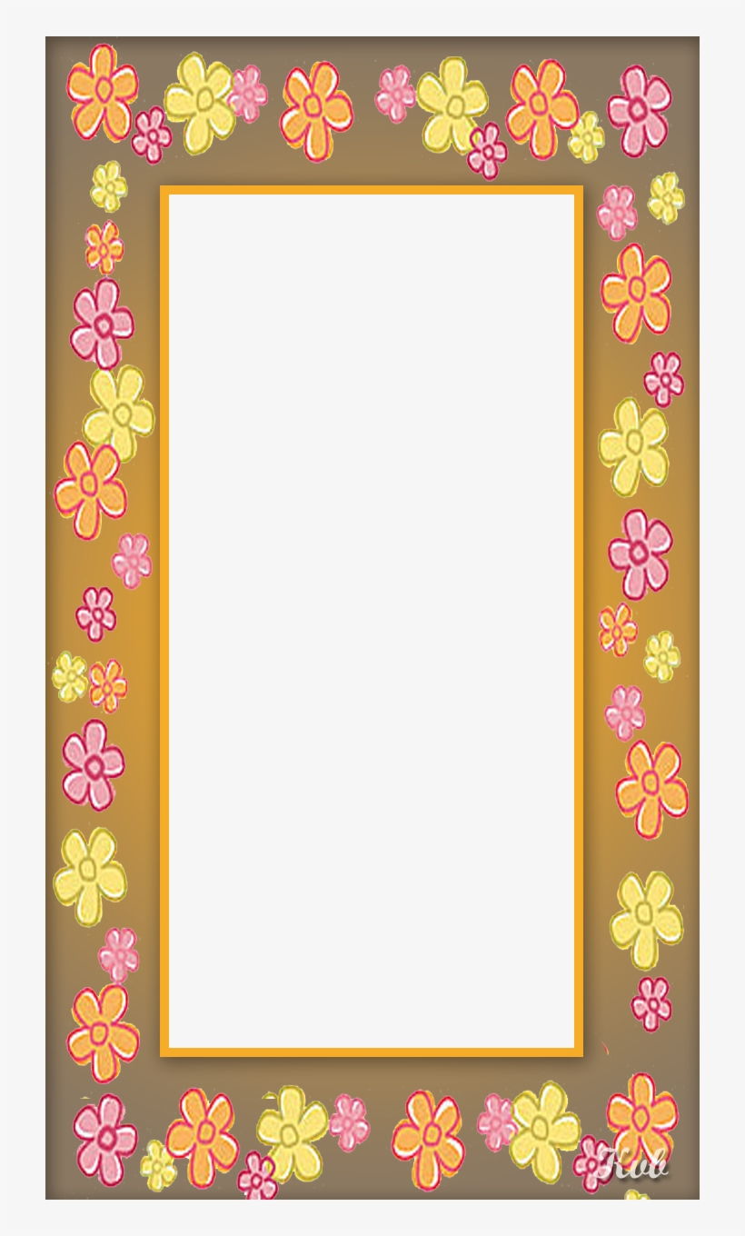 Simple Flower Frame - Flower PNG Image | Transparent PNG Free Download ...