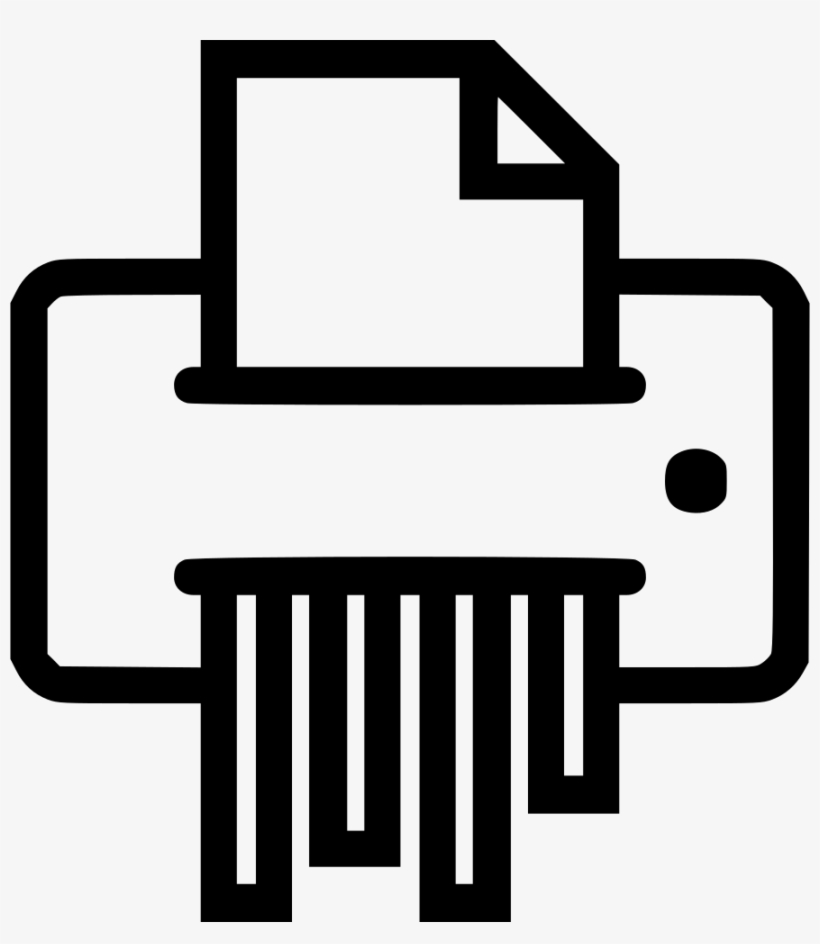 Paper Shredder Comments - Shredder Icon PNG Image | Transparent PNG ...
