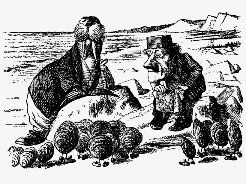 Walrus And Carpenter On Beach - Walrus And The Carpenter Original Poem ...
