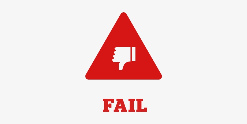 Download Fail - Failed Icon Png | Transparent PNG Download | SeekPNG