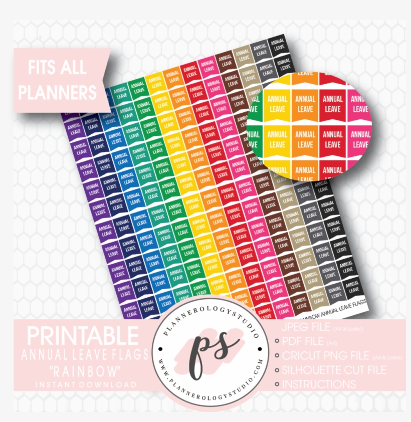 Rainbow Annual Leave Flags - Flag PNG Image | Transparent PNG Free ...