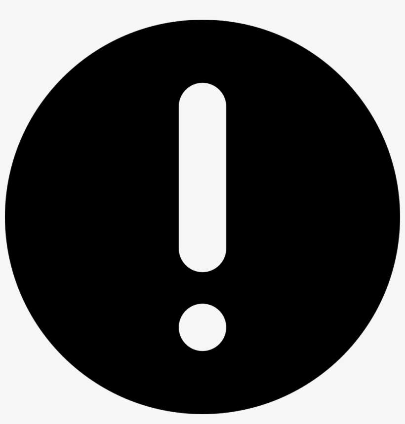 Download Exclamation Mark White Icon | Transparent PNG Download | SeekPNG