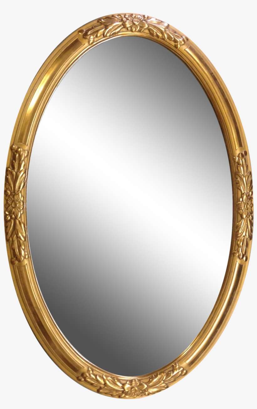 Golden Mirror Frame Transparent Images - Oval Mirror Png PNG Image ...