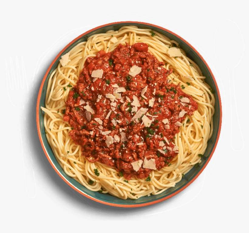 Spaghetti Png Hd - Spaghetti Bolognese Top View PNG Image | Transparent ...