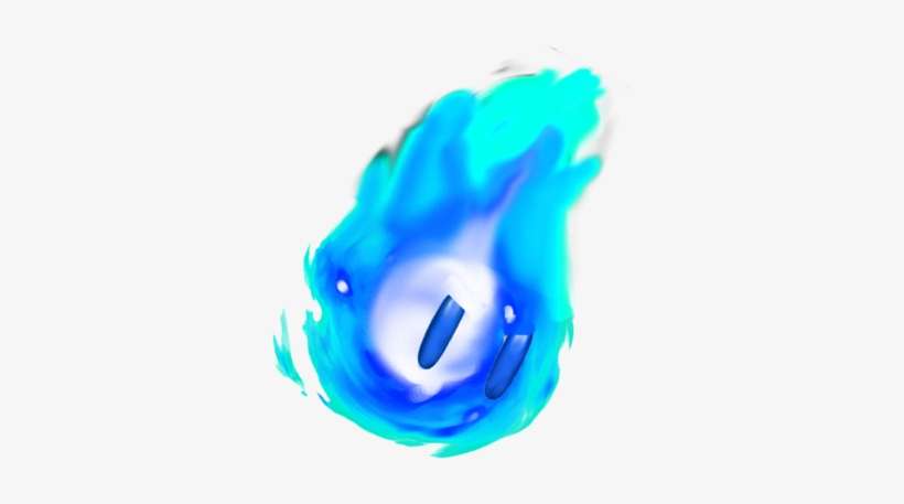 Blue Fire Bubble - Mario Blue Lava Bubble PNG Image | Transparent PNG ...