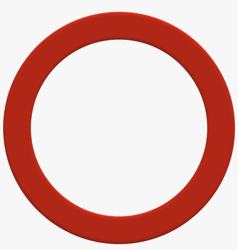 Red Circle Frame - Znacka B1 PNG Image | Transparent PNG Free Download ...