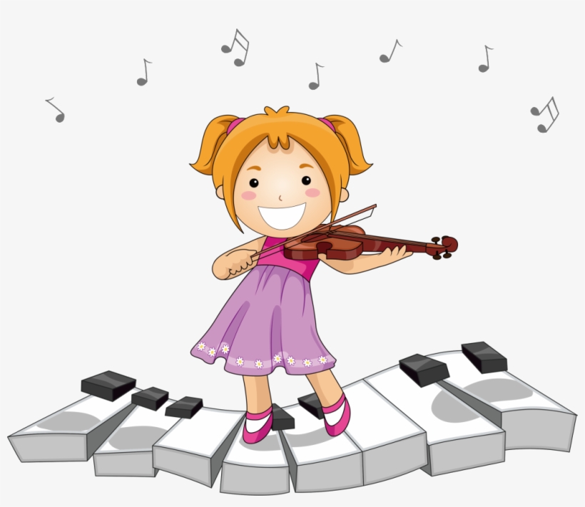 Cartoon Children Piano Decorative Elements - Kids Music Clipart Png PNG ...