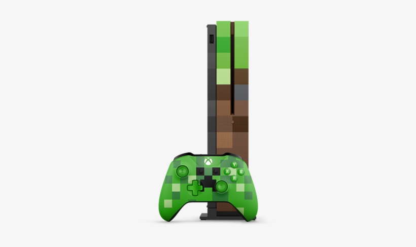 Alongside This Mighty Minecraft Machine, You Get A - Xbox One S Console ...