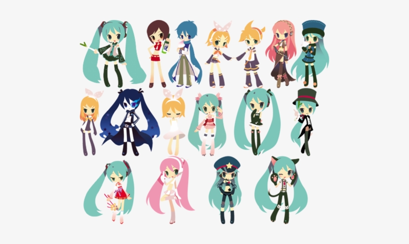 Miku Versions Hatsune Miku - Hatsune Miku PNG Image | Transparent PNG ...