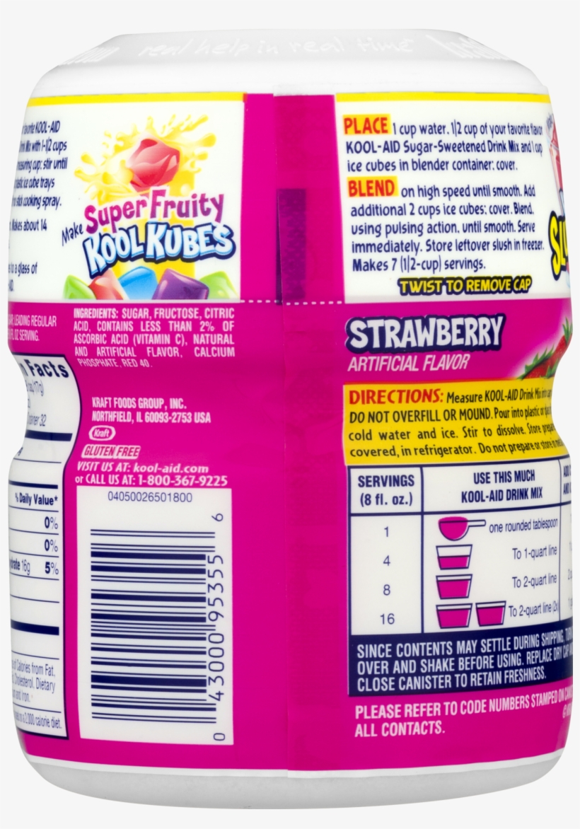 Kool-aid Drink Mix, Cherry Limeade - 19 Oz Canister PNG Image ...