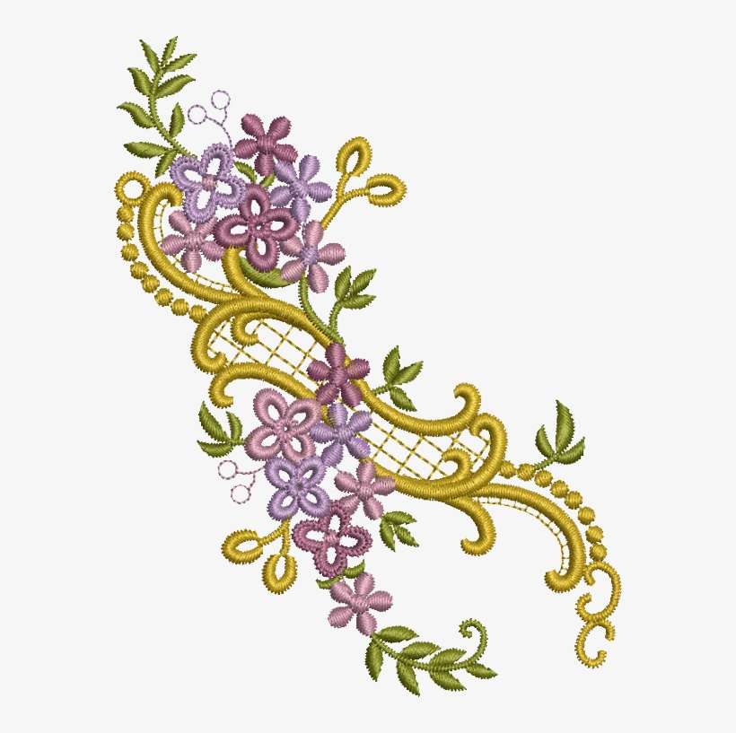 Download Floral Embroidery Designs Png | Transparent PNG Download | SeekPNG