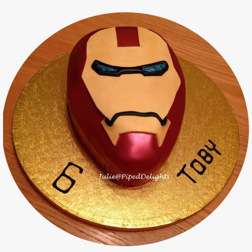 Iron Man Mask Cake - Norman Rockwell Plates PNG Image | Transparent PNG ...