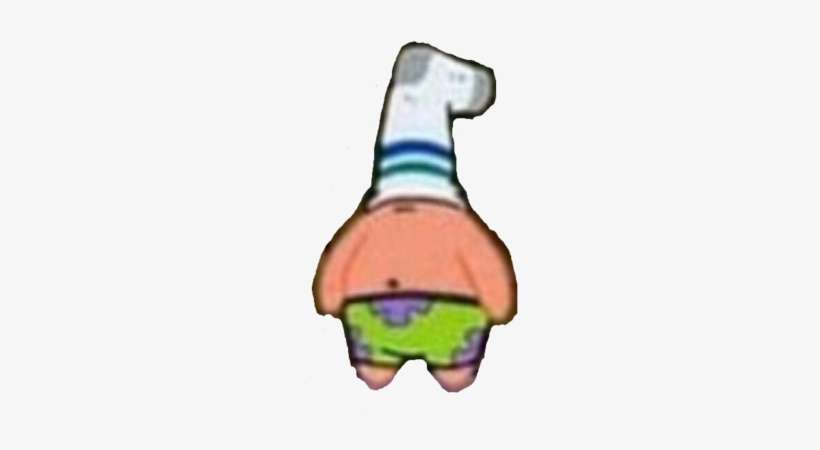 Patrick Star With A Sock On His Head - Patrick Star PNG Image ...