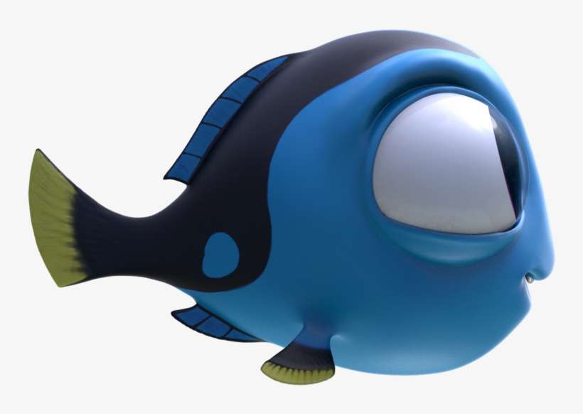 Download Dory 3d-práctica Zbrush - Finding Dory | Transparent PNG ...
