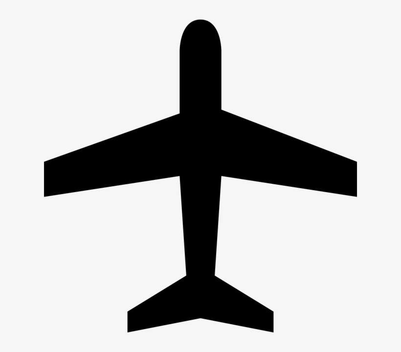 Airport Icon - Plane Cartoon Top View PNG Image | Transparent PNG Free ...
