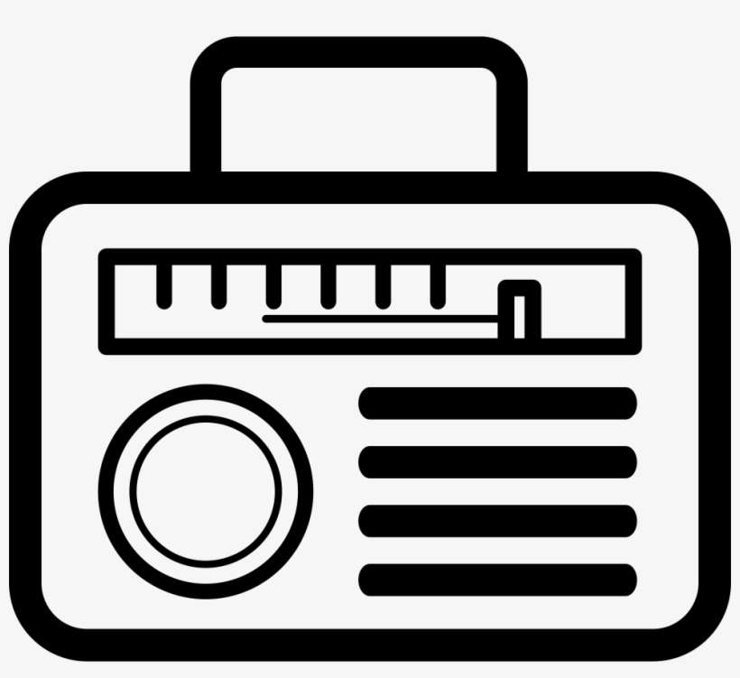 Of Rounded Rectangular Shape - Simbolo Radio PNG Image | Transparent ...