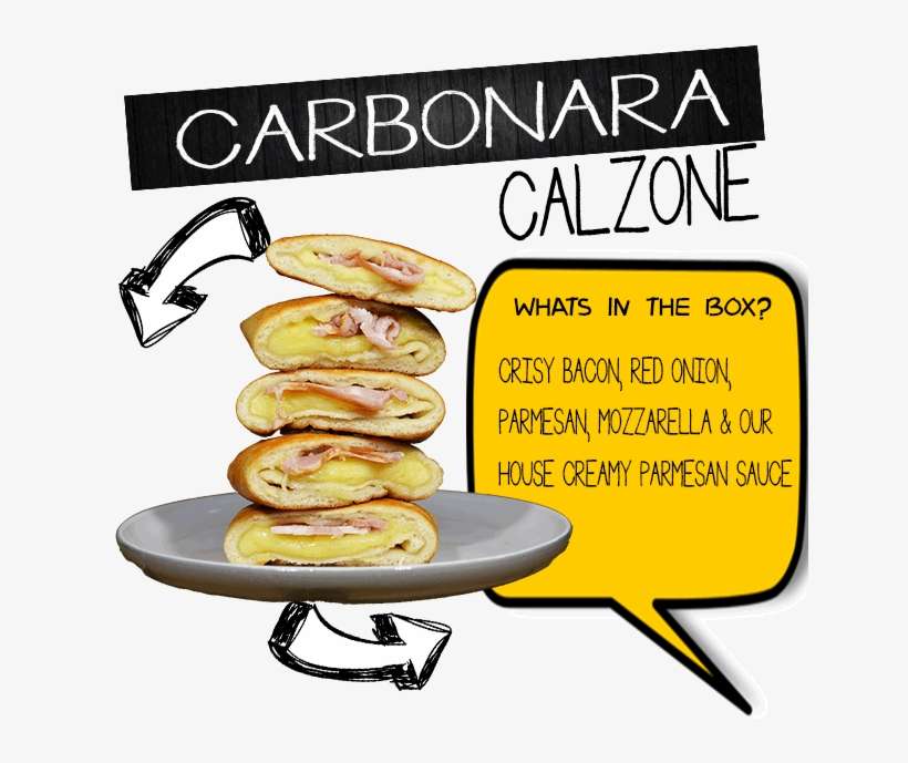 Bacon Carbonara Calzone - Pizza PNG Image | Transparent PNG Free ...