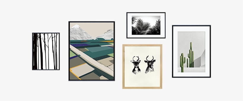 Download Combination Of 5 - Frame Wall Art Png | Transparent PNG ...