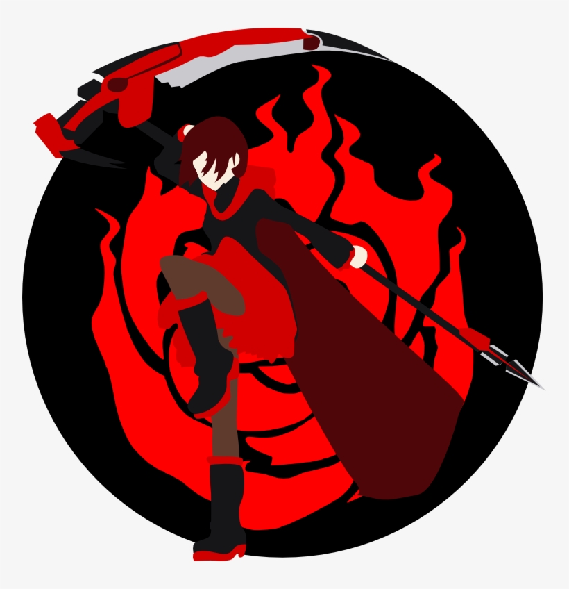 Ruby Rose By Metatality On Deviantart - Rwby Ruby Rose Logo PNG Image ...
