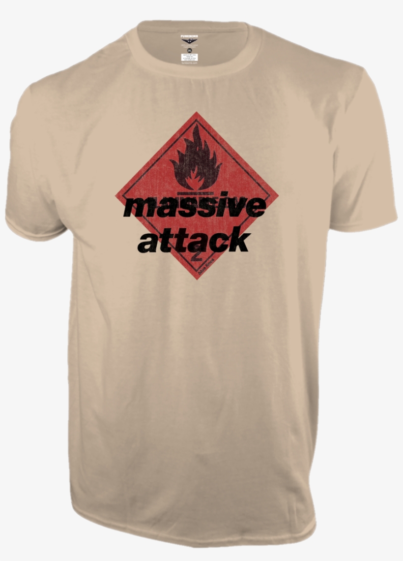 Massive Attack Blue Lines T Shirt -sand - Massive Attack Blue Lines ...