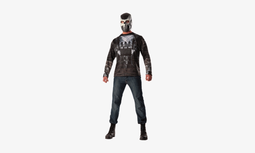 Adult Crossbones Costume Top And Mask - Captain America Civil War ...