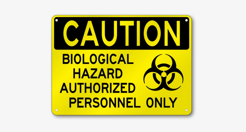 Biological Hazard Safety Sign - Hydrotest In Progress Signage PNG Image ...