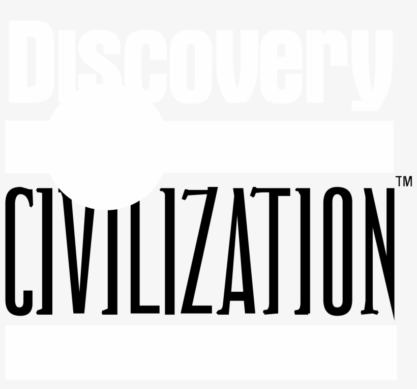 Discovery Civilization Channel Logo Black And White - Discovery ...