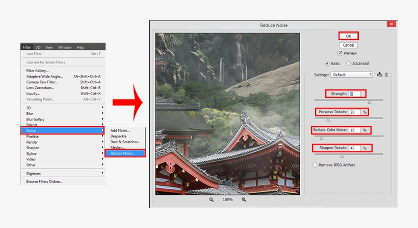 Nothing Happens, But In Layer Panel, On This Layer - Byodo-in Temple ...