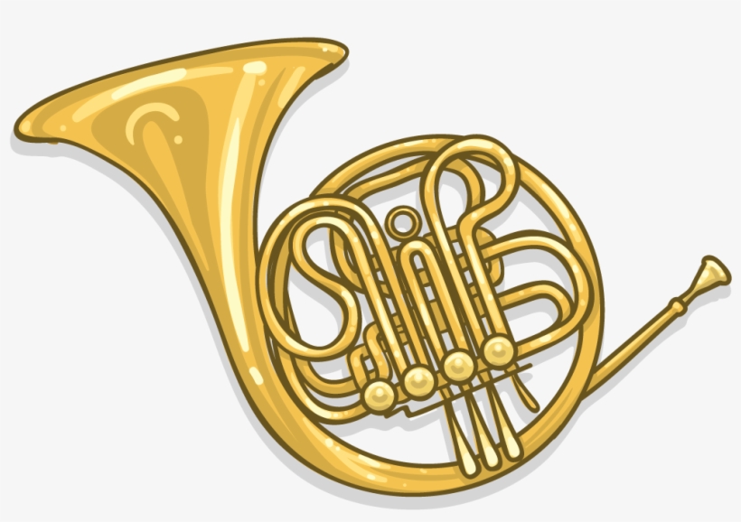 Double French Horn Clipart