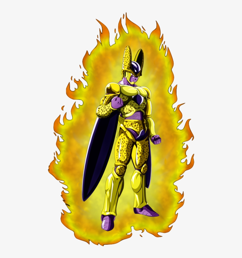 Golden Perfect Cell PNG Image | Transparent PNG Free Download on SeekPNG