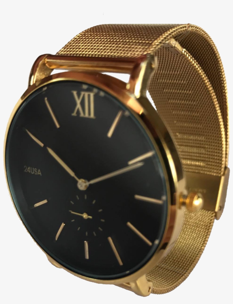 24k Classic- Gold Watch Limited Edition - Watch PNG Image | Transparent ...