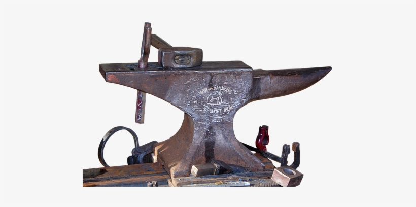 Anvil, Forge, Bending, Blacksmith - Arm & Hammer Wrought Iron Anvil PNG ...
