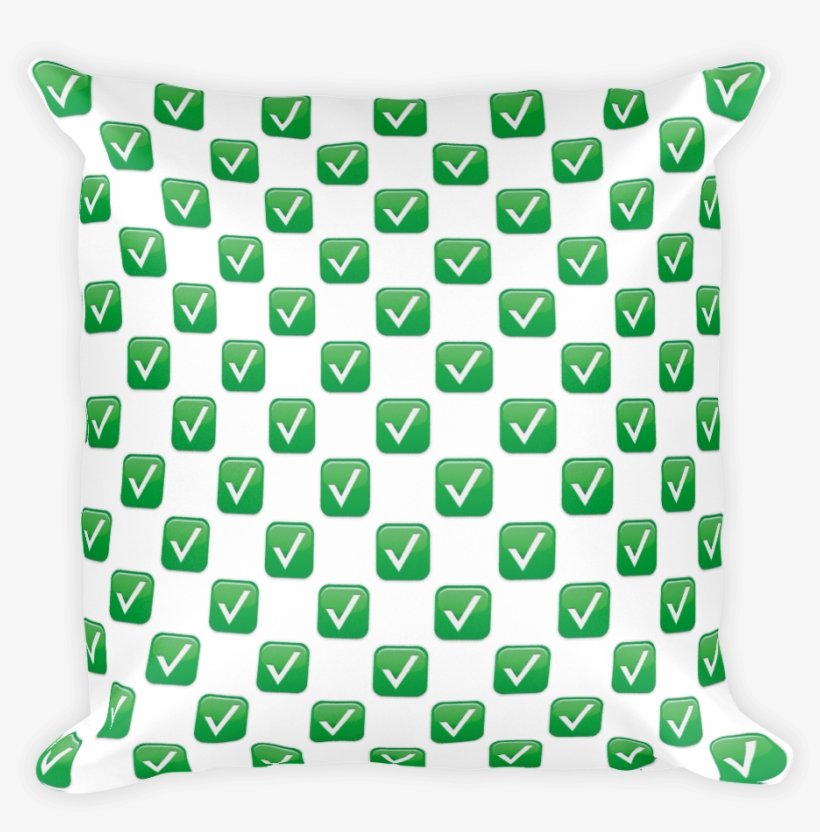 White Check Mark-just Emoji - Fried Shrimp Emoji Pillow PNG Image ...