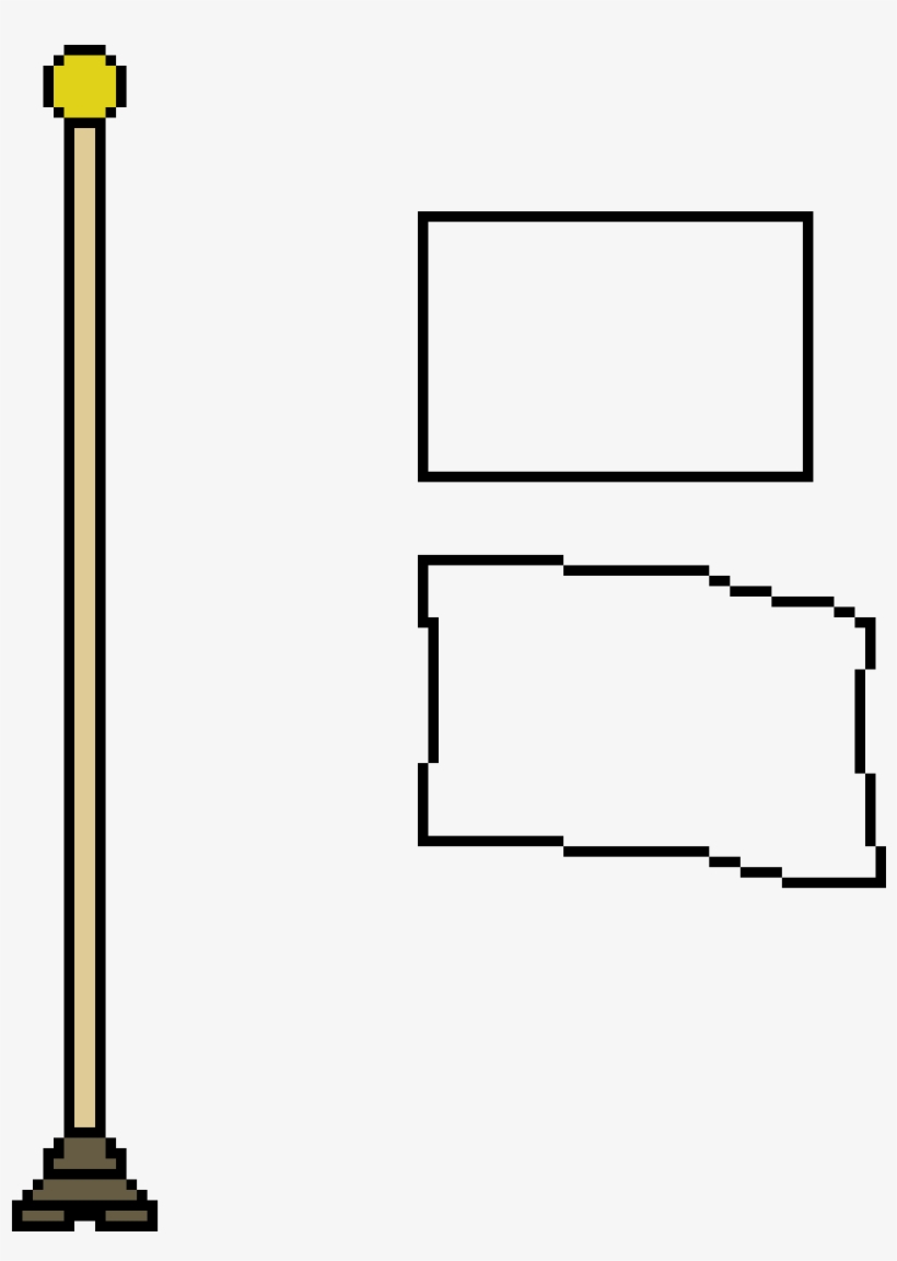 Flag Pole - Flag Pole Pixel PNG Image | Transparent PNG Free Download ...