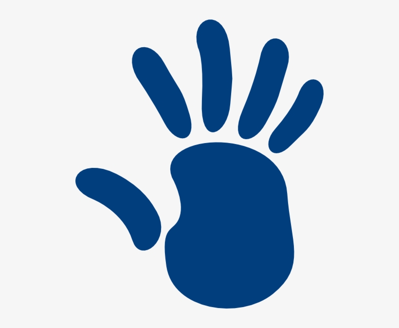 Blue Hand Clip Art - Right Hand PNG Image | Transparent PNG Free ...