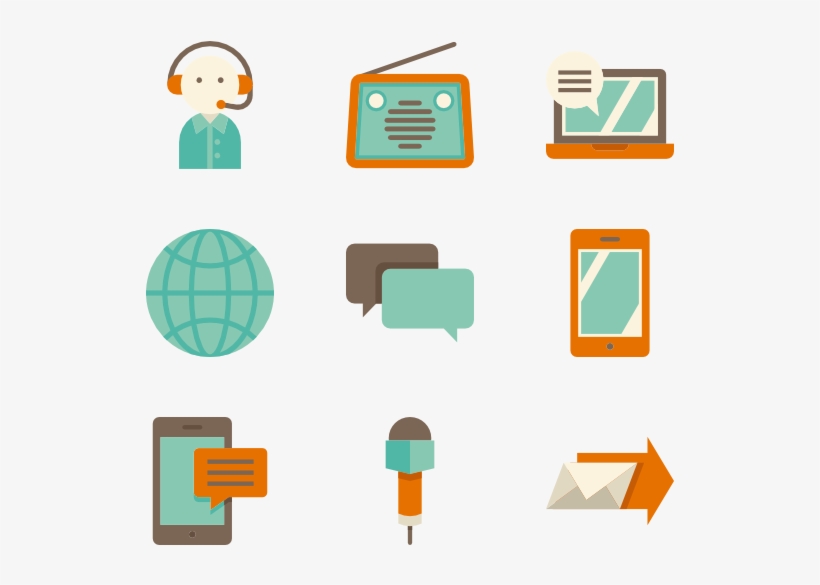 Color Communication - Communication Icon Color PNG Image | Transparent ...
