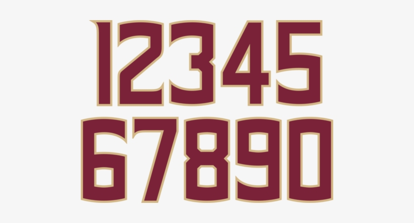 Download New Fsu Spear And Pattern - Oregon Football Number Font ...