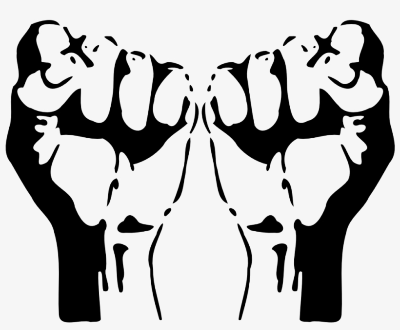 Two Fists Omfg Pawnch - Raised Fist PNG Image | Transparent PNG Free ...