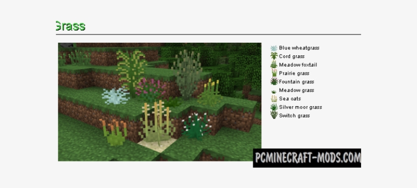 Plant Mega Pack Mod For Minecraft - Minecraft PNG Image | Transparent ...