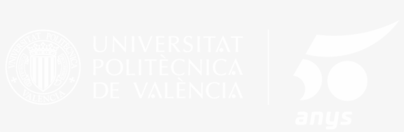 Upv Logo 50a / White / Png - Technical University Of Valencia PNG Image ...