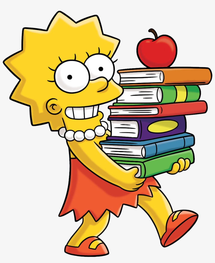 More Simpsons Png Photos - Lisa Simpson In School PNG Image ...