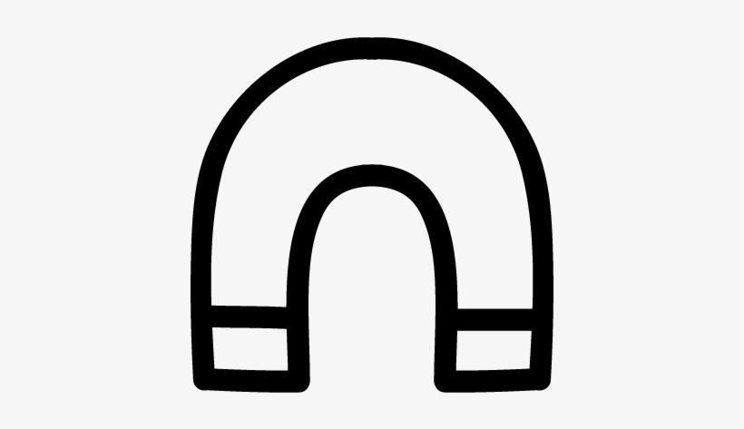 Magnet Hand Drawn Tool Outline Vector - Iman Facil De Dibujar PNG Image ...