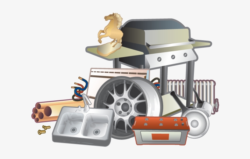 Freeuse Download Junk Clipart Metal Waste - Scrap Metal Clip Art PNG ...