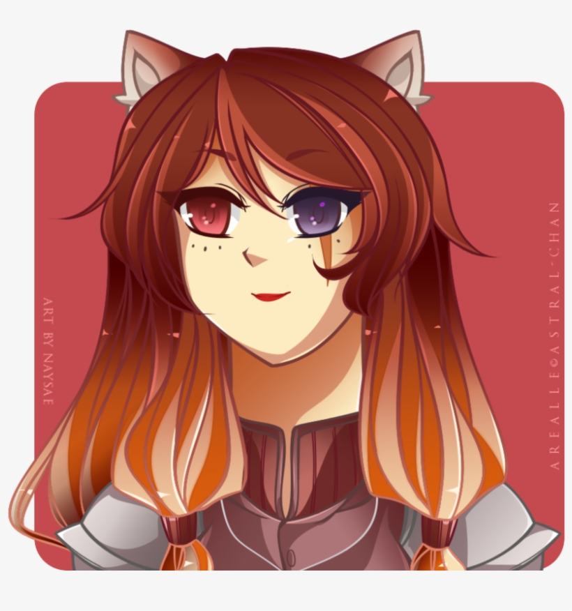 Red Panda Girl Arealle On Toyhouse Png Red Panda Girl - Cartoon PNG ...