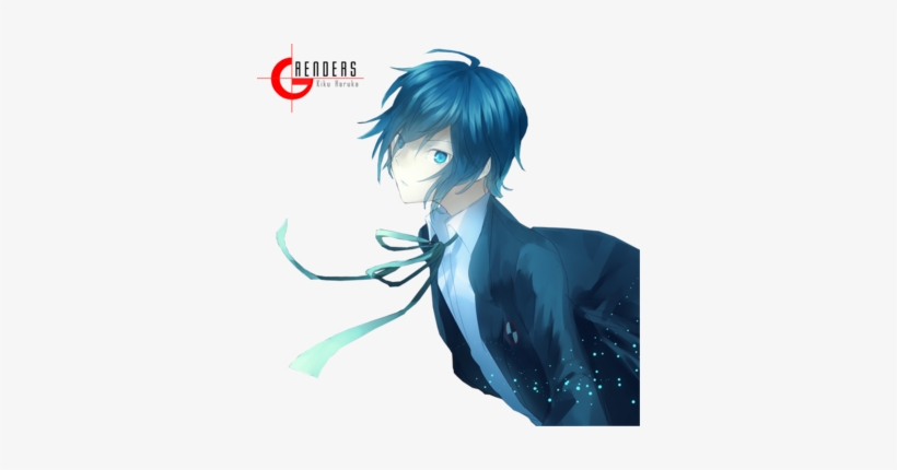 Click To View Full Size Image - Anime Boys Blue Render PNG Image ...