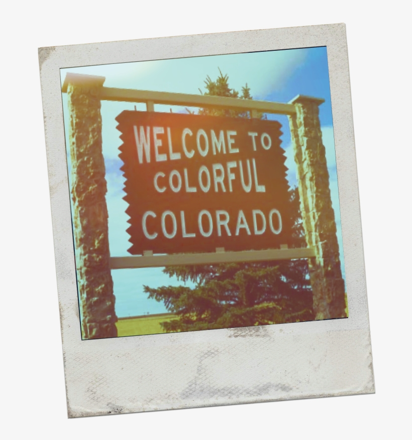 Welcome To Colorful Colorado - Usa Framed Tile PNG Image | Transparent ...